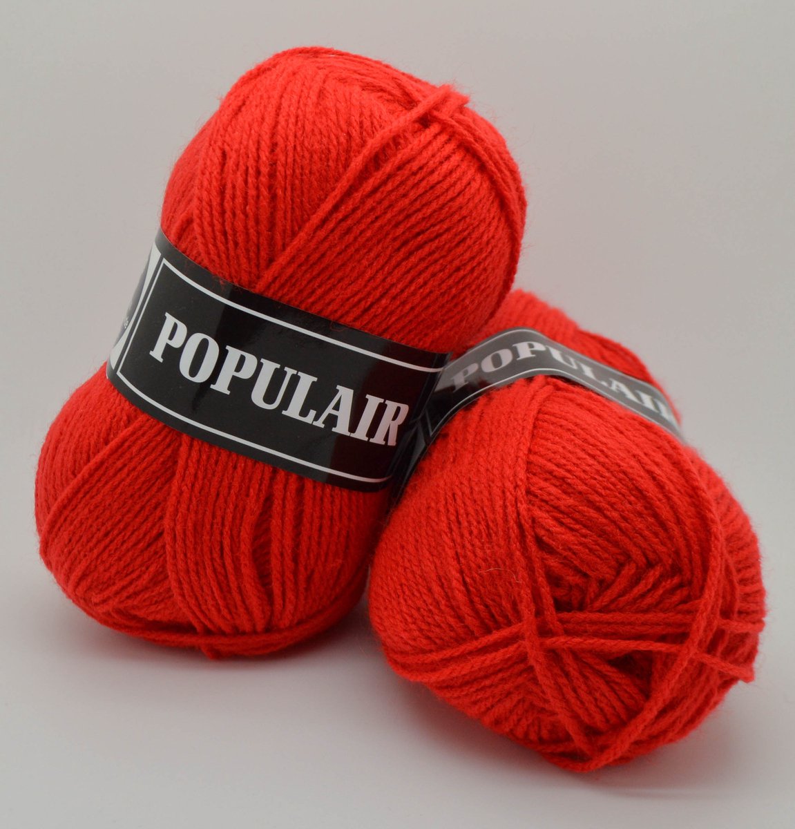 Beijer BV Populair acryl garen - fel rood (40) - 5 bollen | bol.