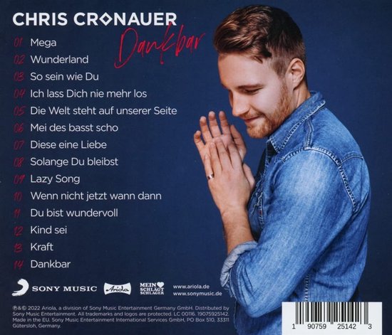 Chris Cronauer: Dankbar, Chris Cronauer | CD (album) | Muziek | bol