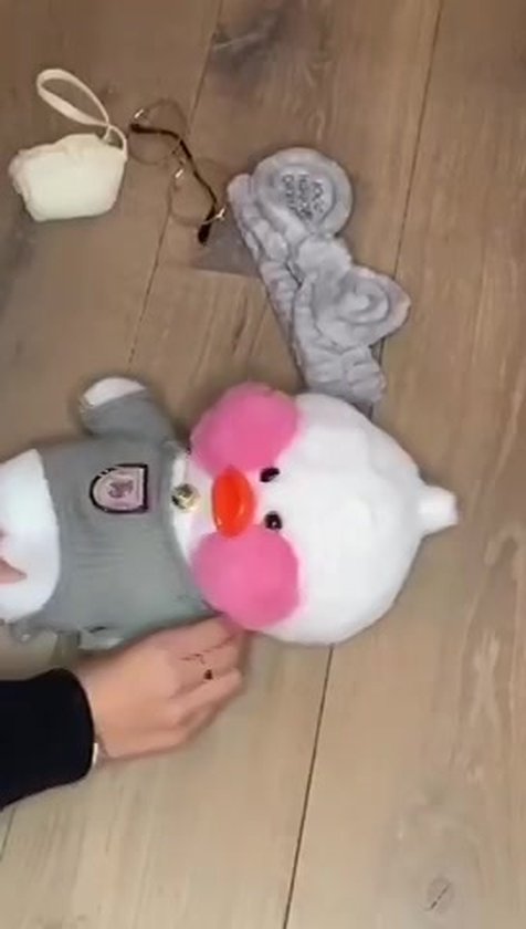 Paper duck-knuffel eend-lala eend-tiktok-3 kleuren-Geel tijdelijk ...