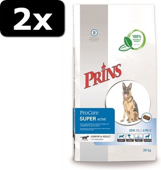 2x PRINS PROCARE SUPER ACTIVE 20KG | bol.com