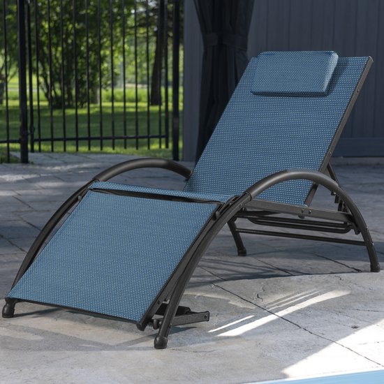Vivere Dockside Sun Lounger - Cape Cod | bol