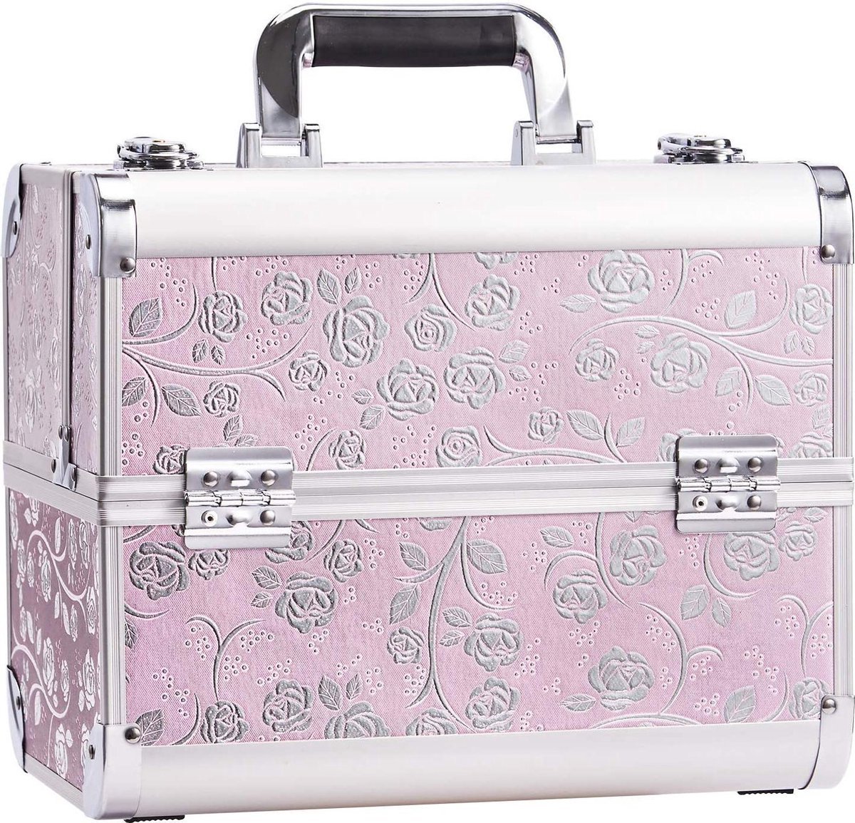 Make up koffer- make up organizer- beautycase -Rose Pink, 32x21x26cm ...