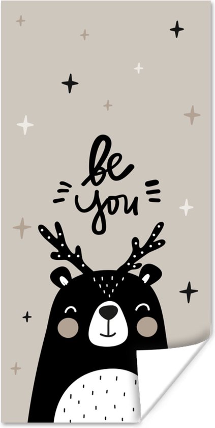 Poster Quotes - Be you - Spreuken - Baby - Hert - Kids - Kinderen ...