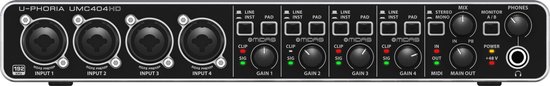 Behringer UMC404HD U-Phoria - USB audio interface | bol