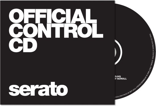 Serato Official Control CDs x2 (Black) - DJ Control | bol.com
