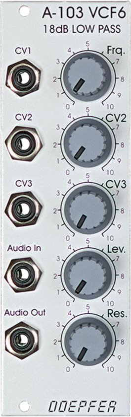 Doepfer A-103 18dB Low Pass Filter - Filter modular synthesizer | bol