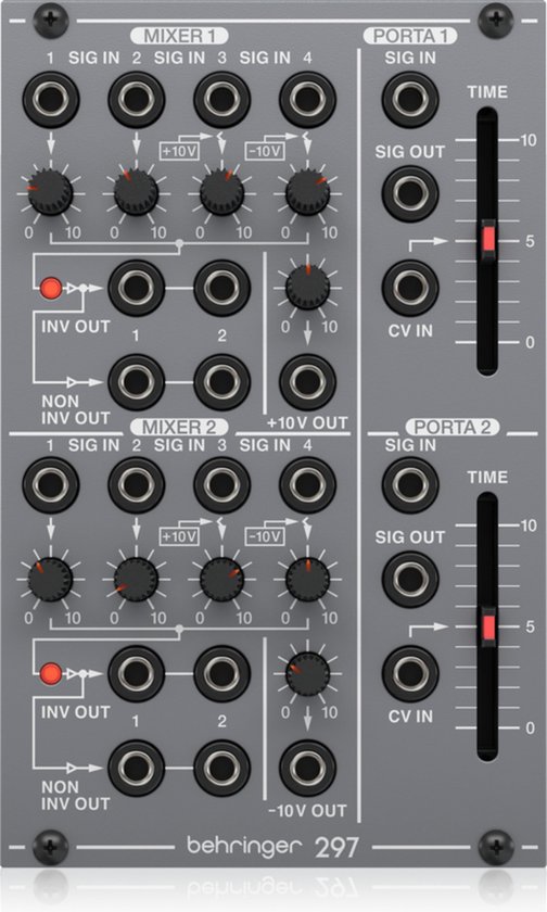 Behringer 297 Portamento / CV-Mixer - Mixer modular synthesizer | bol.com