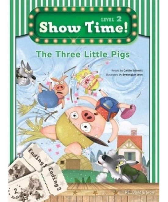 Show Time Level 2 The Three Little Pigs Workbook | 9791125317395 ...