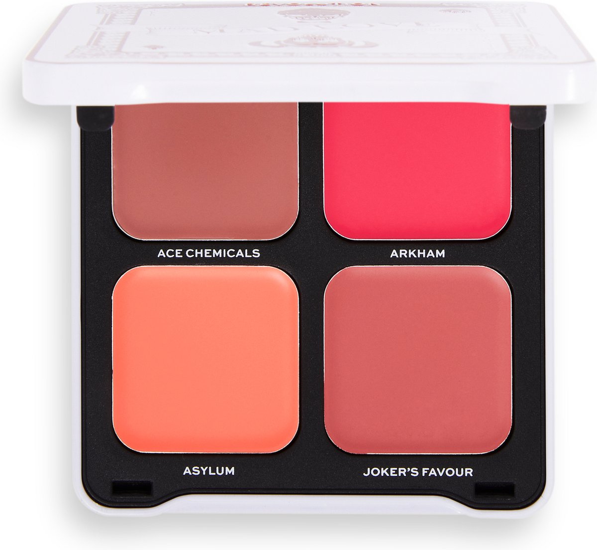Makeup Revolution x DC™ - Mad Love Cream Blusher Quad - Crème Blush ...