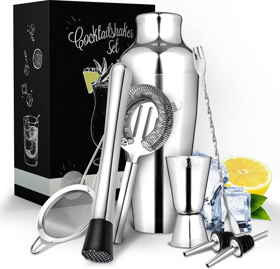 Cocktail set - cocktailshaker premium kwaliteit | bol