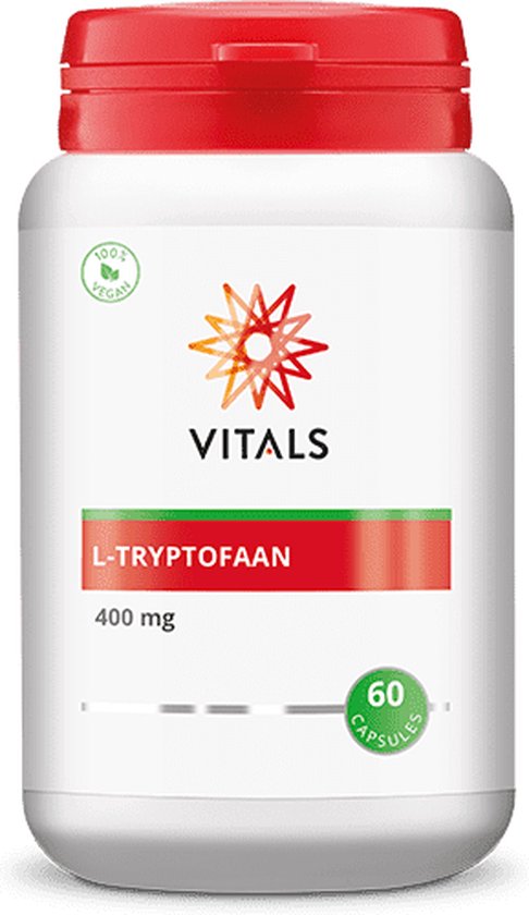 Vitals - L-Tryptofaan - 400 mg - 60 Capsules | bol