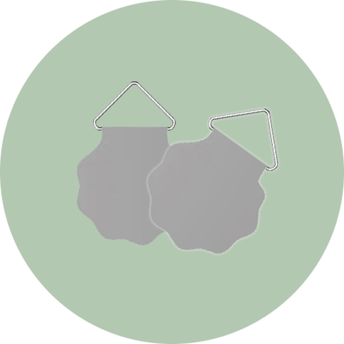 Zelfklevende plakhaakjes voor kleine tegel of canvas schilderij ...