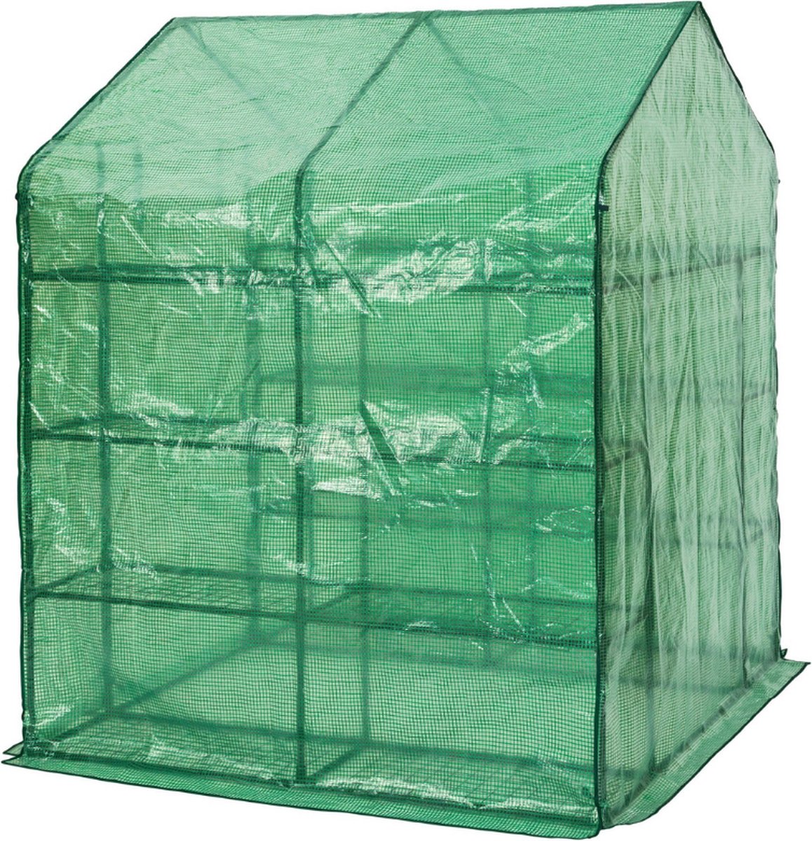 LOODS 21 Kweekkas met Kweekrekken - Broeikas - Kweektent -143x143x195cm ...
