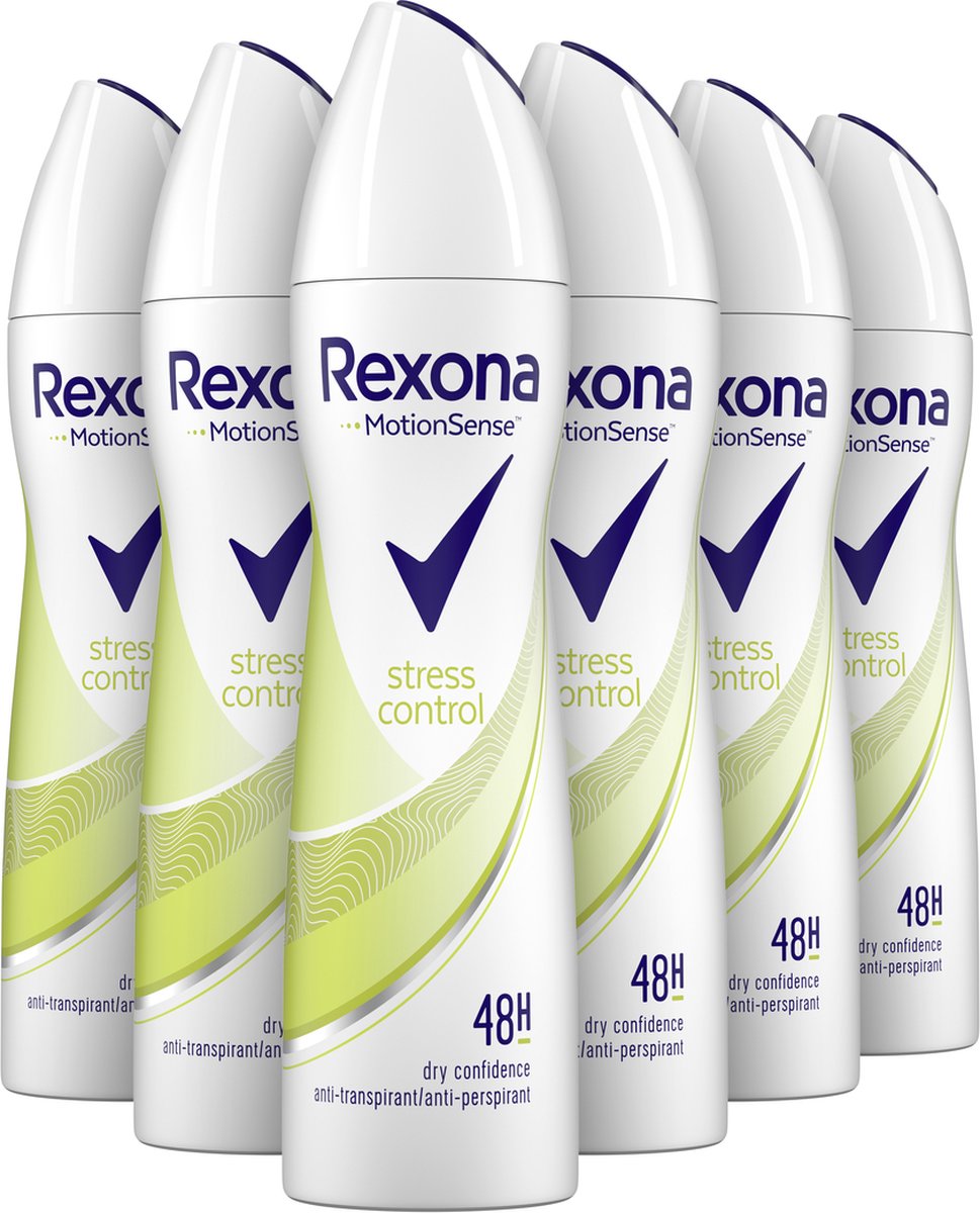 Rexona Women Stress Control Anti-transpirant Deodorant Spray - 6 x 150 ...