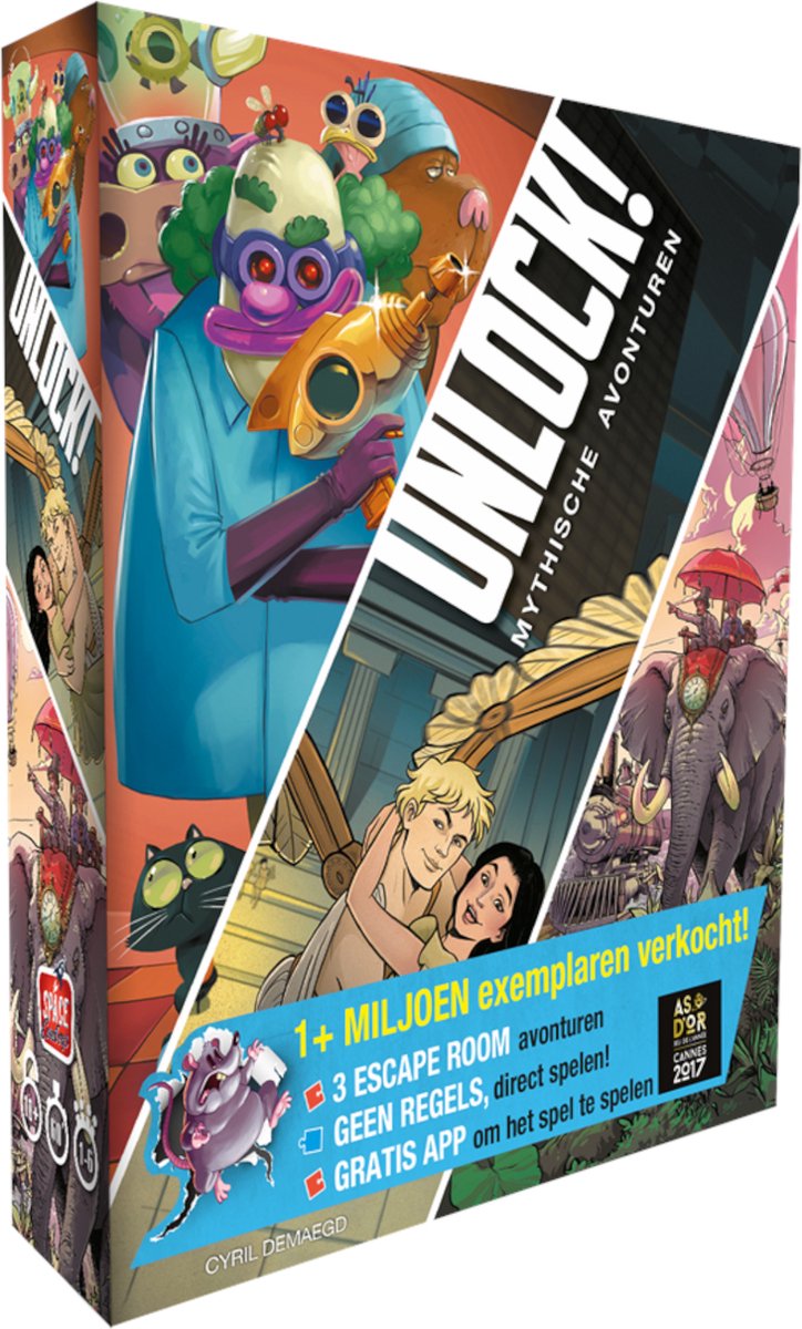Unlock! 8 Mythische Avonturen - Escape Room Spel | Games | bol.com