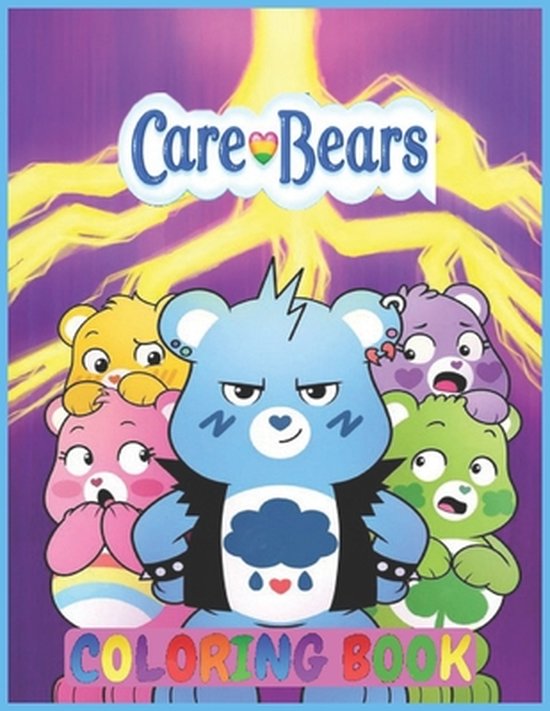 Care Bears Coloring Book: Cutest Coloring Book for Care Bears Lovers ...