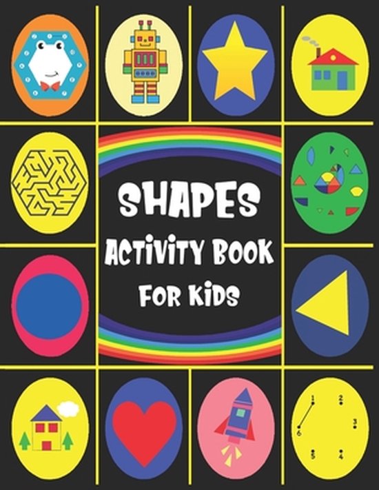 Shapes activity book for kids: Learn and build with geometry and shapes ...