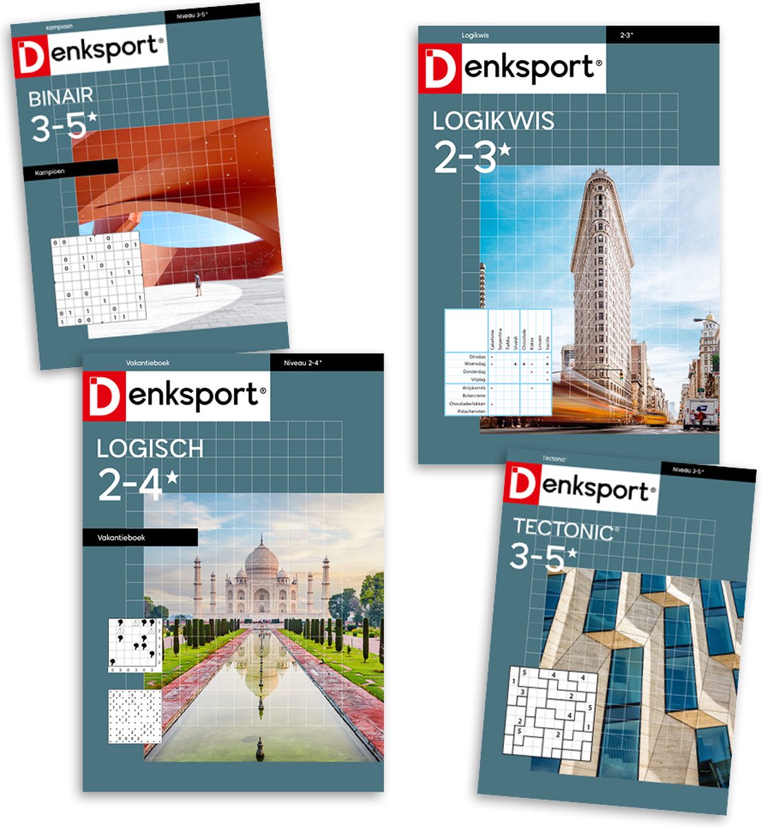 Denksport Logisch puzzelboek pakket 2022 | bol.