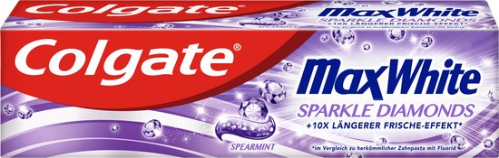 Colgate Max White Sparkle Diamonds Tandpasta - Wittere tanden - 75 ml | bol