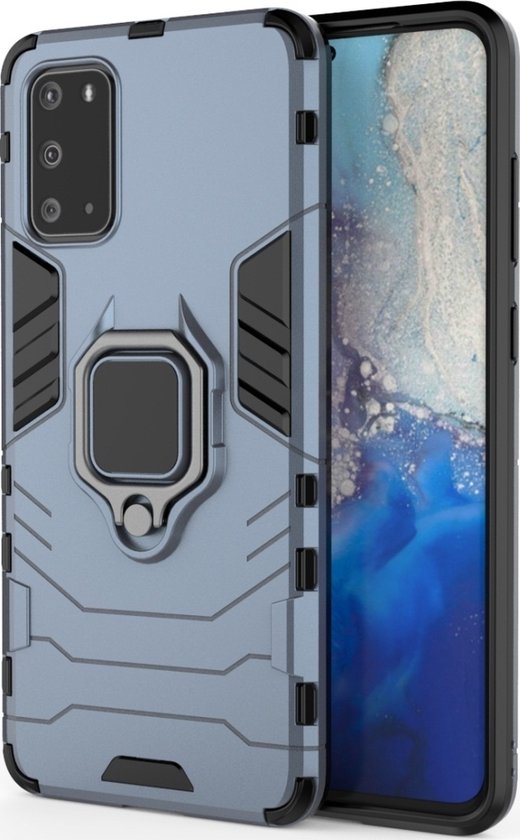 Mobigear Armor Ring Telefoonhoesje geschikt voor Samsung Galaxy S20 Plus Shockproof... | bol