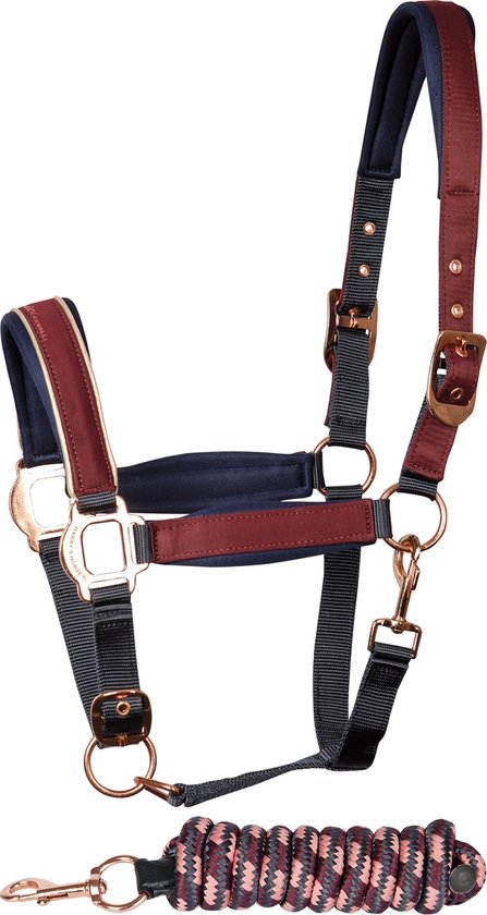 Harry's Horse - Halster & Touw - Halsterset Denici Cavalli Maroon Satin ...