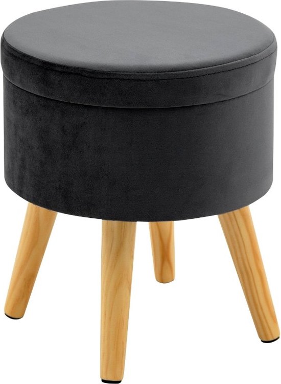 Polaza ® Opbergpoef - Poef - Opslag Ottomaanse Stoel - Kruk ...