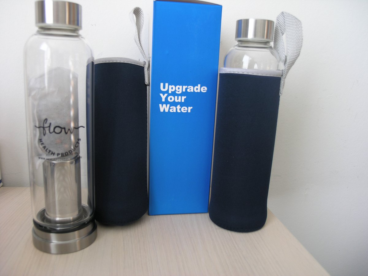 Alkaline Glazen PH waterflessen om water te verrijken naar een hogere ...