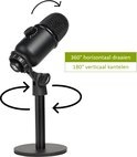 Nor-tec Microphone avec Trépied - Microphone Podcast - HAUTE QUALITÉ ...