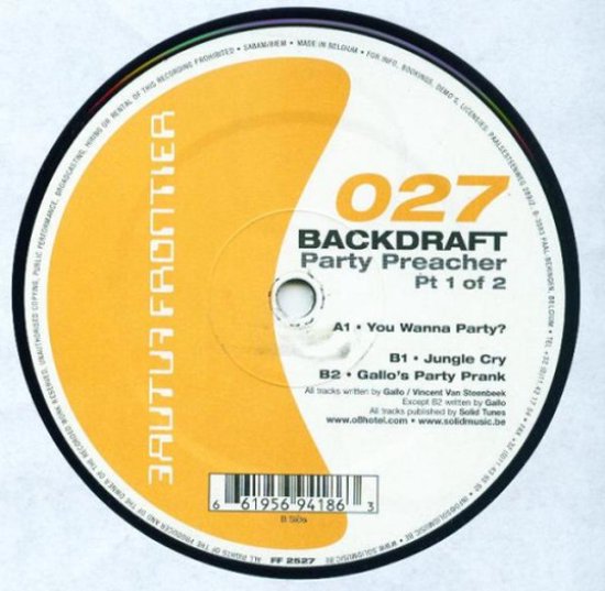 Party Preacher Part 1 Of 2, Backdraft | LP (album) | Muziek | bol