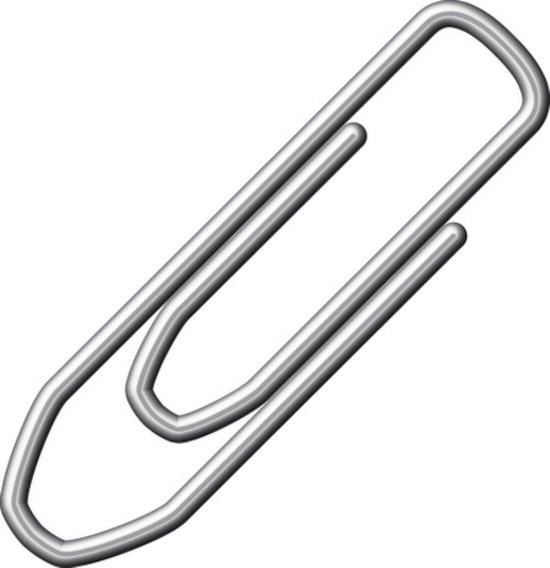 paperclip 26 mm staal zilver 100 stuks | bol.com