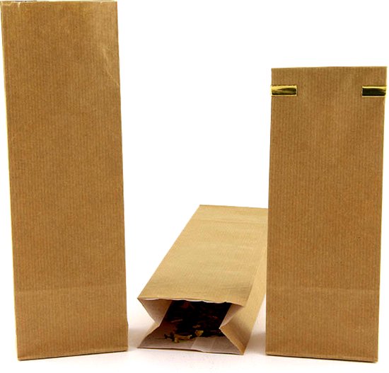 Blokbodemzakjes - Kraft blokbodemzakjes - Zakjes - Cadeauzakjes ...