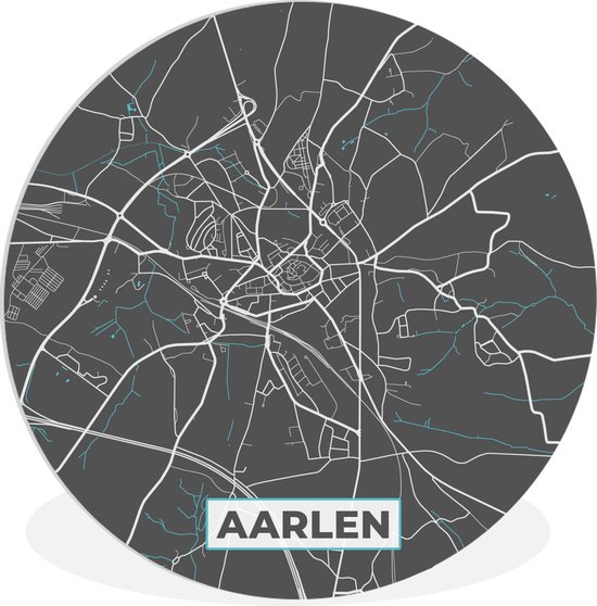 Wall Circle - Wall Circle Indoor - City Map - Grijs - Carte - Arlon ...