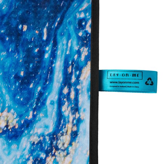 LAY ON ME® Blue Ivy - Strandlaken 160x200 cm 2-Persoons - Microvezel ...