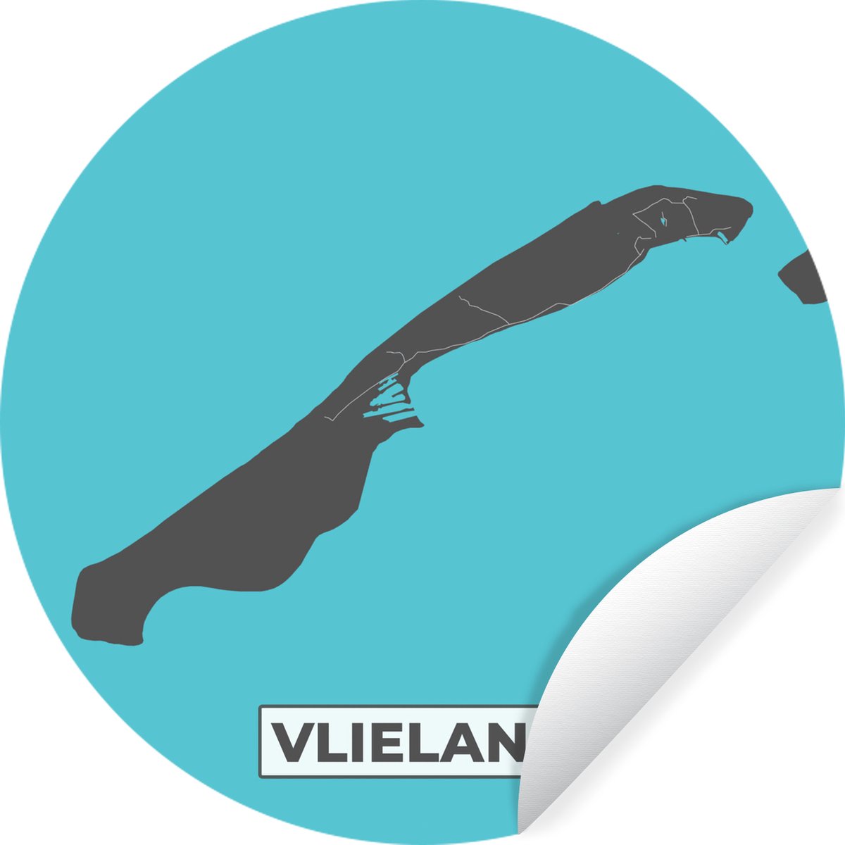 Wallpaper Circle - Map - Vlieland - Island - City Map - Floor Plan ...