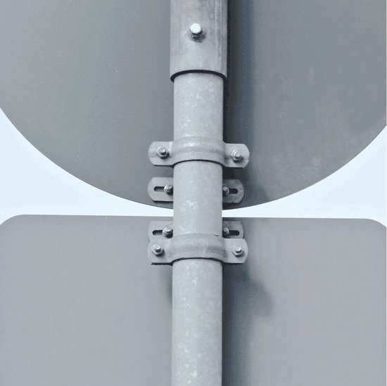 Klembeugel voor buispaal, 60 mm 400 mm | bol