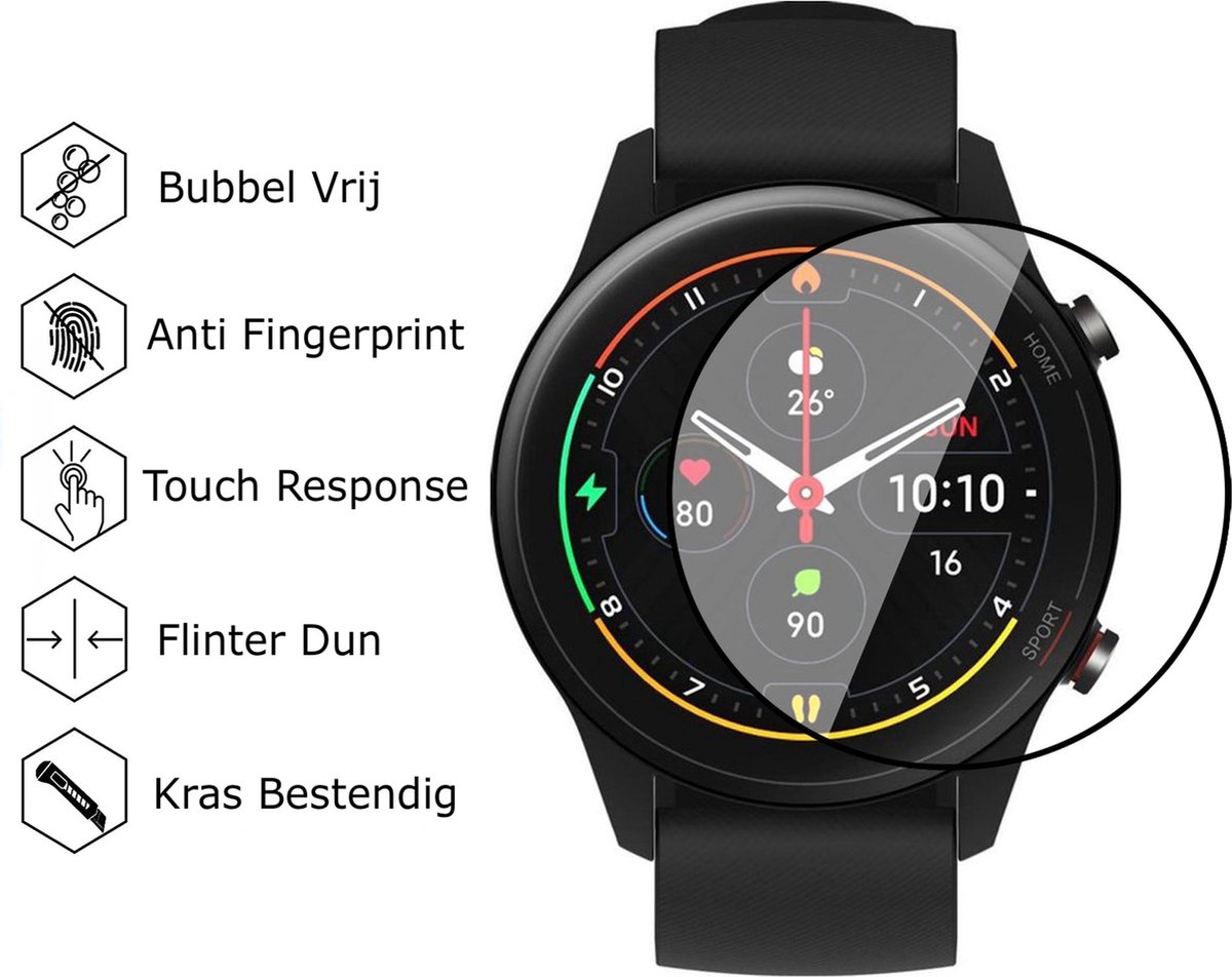 Xiaomi Mi Watch Screenprotector - Full Screen Cover Protector - 2 Stuks ...