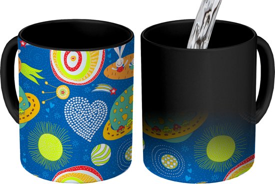 Magische Mok - Foto op Warmte Mokken - Koffiemok - Ruimte - Konijn ...