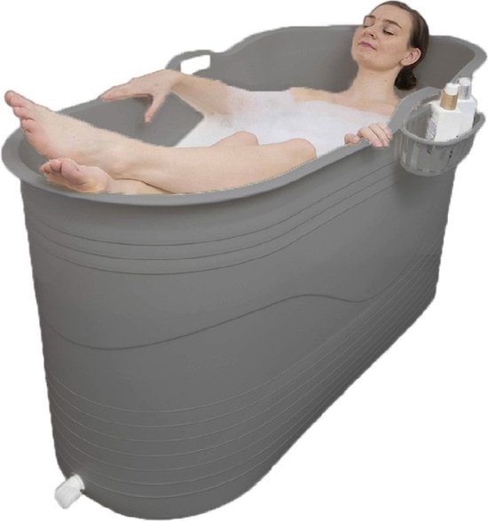 HelloBath® - Bath Bucket - XL - 125 cm - Grijs - Zitbad - (Verzending ...