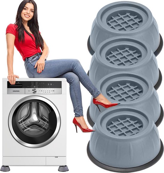 Trillingsdempers Wasmachine - 4 Stuks - Wasmachine Verhoger ...