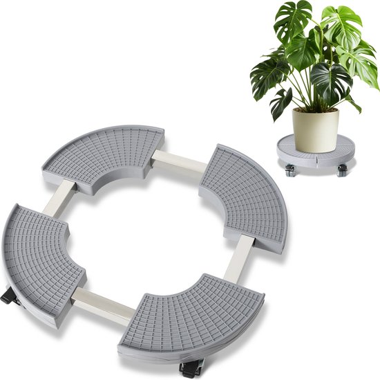 Plantentrolley Plantenroller Draagkracht tot 200 KG Plantenwagen Houder ...