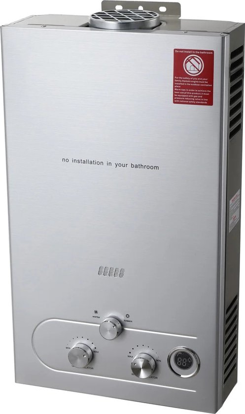 Camping geiser - Propaan - Butaan - LPG Geiser 18 Liter - Boiler ...