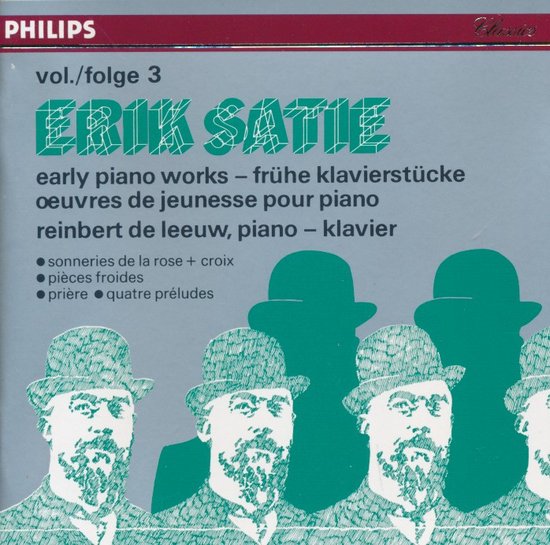 Erik Satie Early Piano Works vol. 3, Reinbert De Leeuw | Muziek | bol