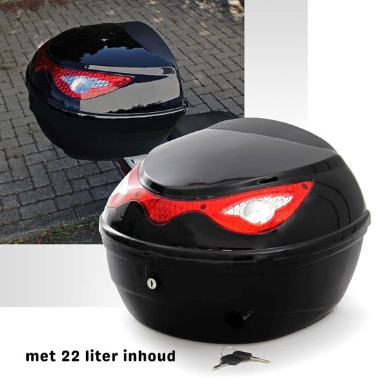 Topkoffer Voor Scooter & Motorfiets – Motorkoffer - Helmkoffer ...