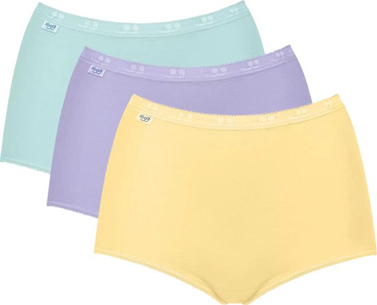 Sloggi 3-pack dames Basic Maxi slip - M011 - 58 | bol