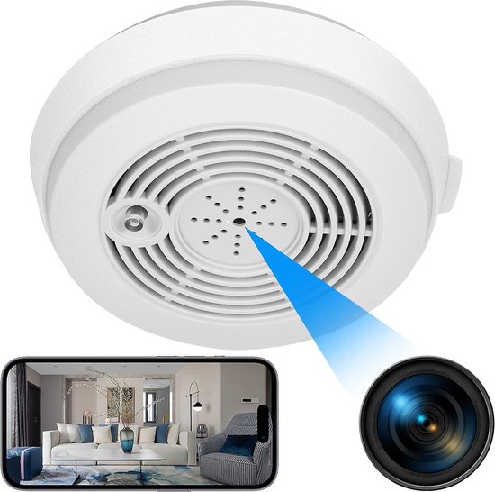 Viatel Rookdetector 1080p WiFi Camera Smoke Detector plafond draadloze ...