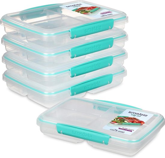 Voedselopslagcontainers Sistema TO GO - Multi Split Meal Prep Boxes ...