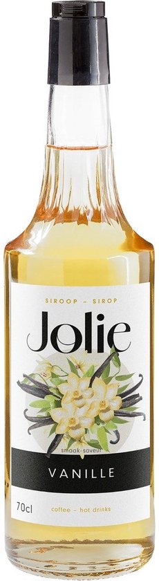 JOLIE - Koffie Siroop - Vanille - 70 cl - Vanille - Fles | bol