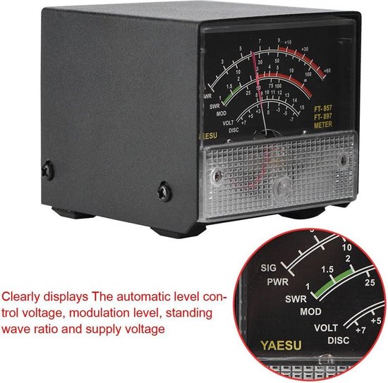 Externe SWR Power Meter - Ontvang Display Meters voor Yaesu FT-857/FT ...