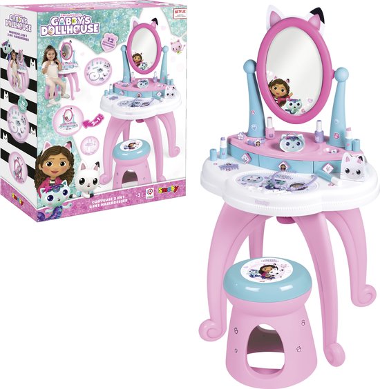 Smoby - Universal - Gabby's Dollhouse - Dressing Table - Kaptafel ...
