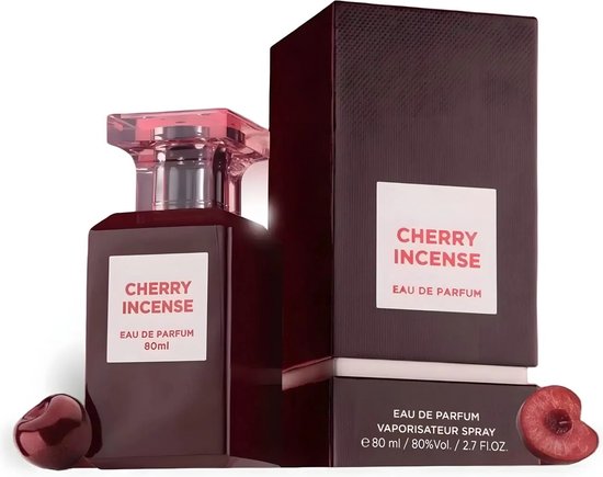 FRAGRANCE WORLD - CHERRY INCENSE - EAU DE PARFUM 80ML - INSPIRED BY TF ...